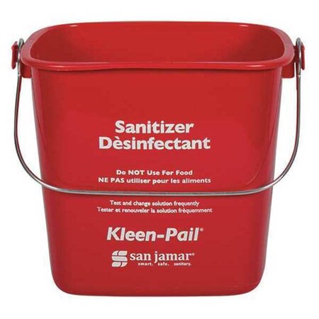 Kleen-Pail Kleen-Pail, 3Qt, Red KP97RD | Zoro