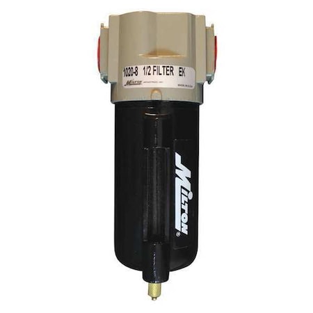 Milton Filter, Metal Bowl, 1/2" NPT 1020-8 | Zoro