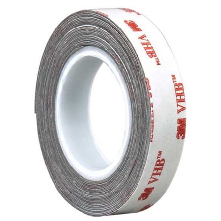 3M 3M 4926 VHB Tape 0.125" x 5yd, Gray, 15 mil 4926 | Zoro