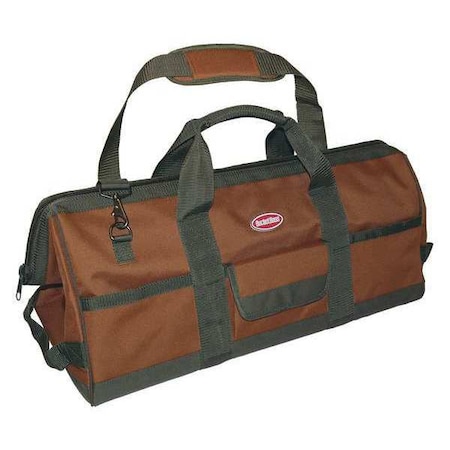 Bucket Boss Tool Bag, Longboy, 16 Pocket, 24X10X10, Double Wall 600 ...