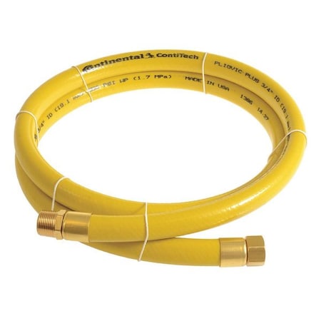 Continental Contitech 3/4" x 5 ft PVC Coupled Multipurpose Air Hose 250 ...