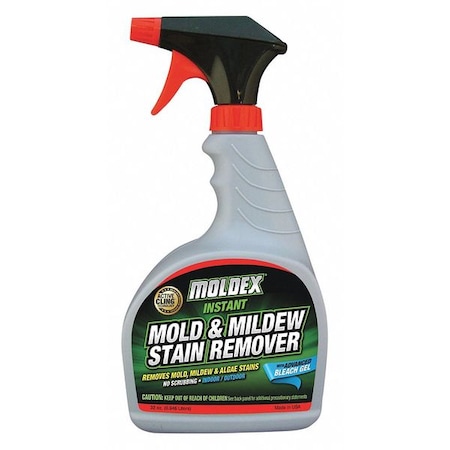 Moldex Liquid 32 oz. Mold and Mildew Stain Remover, Trigger Spray ...