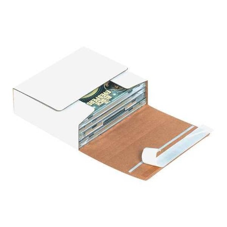 Partners Brand Self-Seal CD Mailers, 5 3/4" x 5 1/16" x 1 3/4", White ...