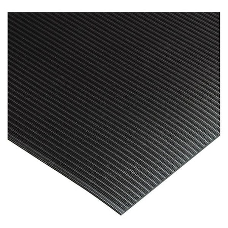 Partners Brand Corrugated Rib Runners, 3' x 105', Black, 1/Each MAT425 ...