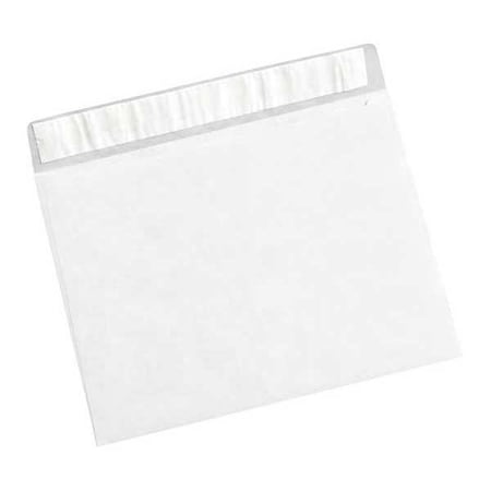 Tyvek Tyvek Flat Envelopes, 10" x 13", White, PK100 TYF1013WS | Zoro