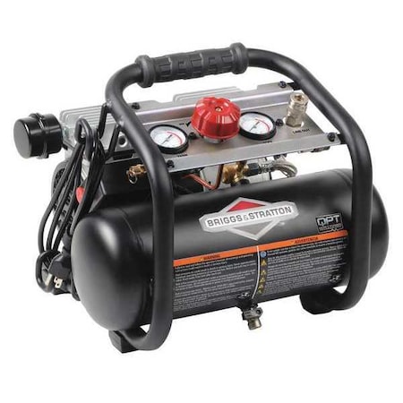 Briggs Stratton Air Compressor 1.8 gal. w Quiet Power 074026 00 Zoro