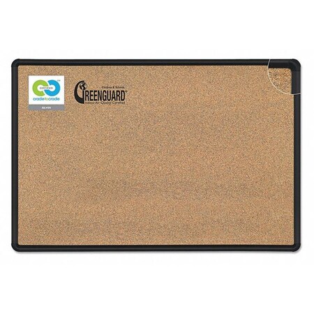 Best-Rite Eco Tack Board 2x3', Black 300PB-T1 | Zoro