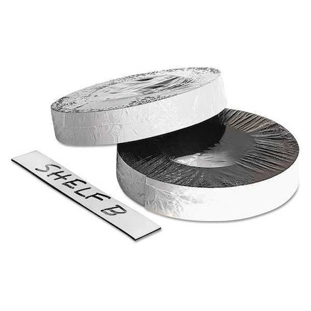 Baumgartens Magnetic Label Tape, White BAU66151 | Zoro