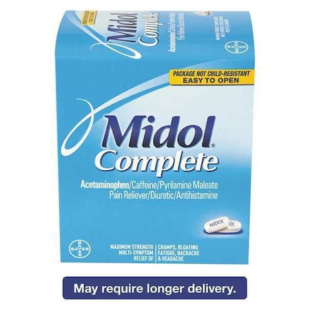 Midol Midol, Refill Tablets, PK30 BXMD-30 | Zoro