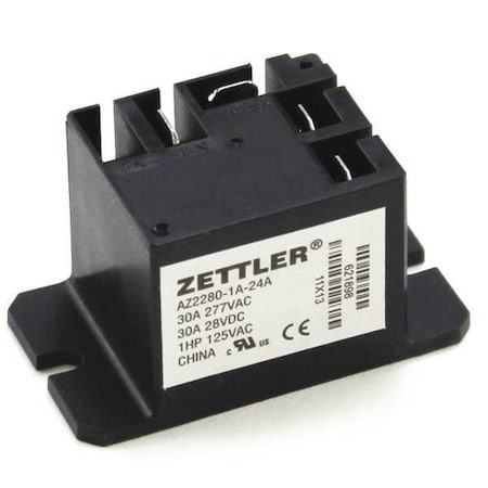 Carrier Coil Power Relay, 30A, 24V AZ2280-1A24A | Zoro