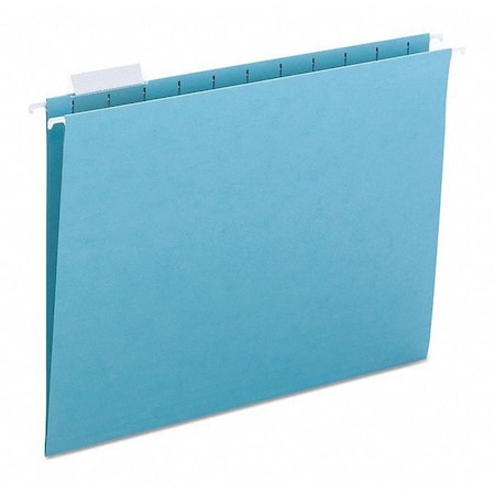 Smead Hanging File Folder, Aqua, PK25 64058 | Zoro