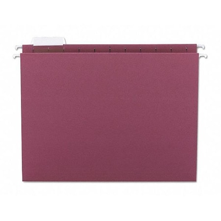 Smead Hanging File Folder, Maroon, PK25 64073 | Zoro