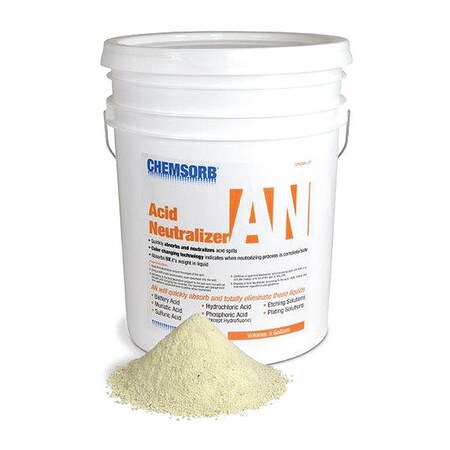 Chemsorb Acid Neutralizing Absorbent, 5Gal Pail SP60AN-L5P | Zoro