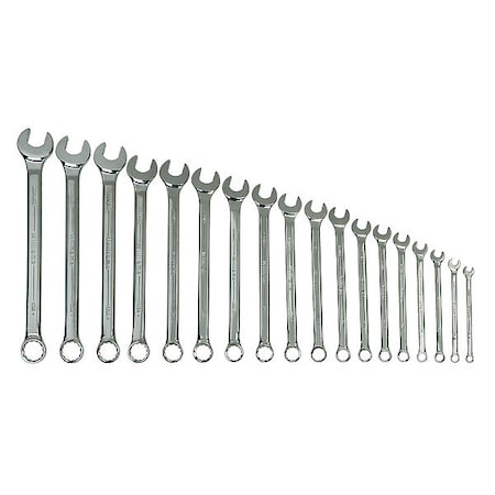 Williams Williams Combination Wrench Set, 18 Pcs, Black MWS-18A | Zoro