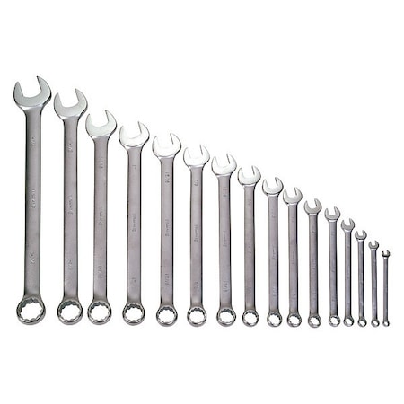 Williams Williams Combination Wrench Set, 16Pcs, 1/4to1-1/4" 11006 | Zoro