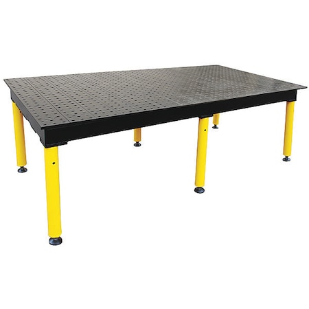 Buildpro Modular Welding Table, Adj. Legs, 8x4 ft. TMRC59648F | Zoro