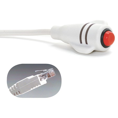Crest Healthcare DuraCall Call Cord, Arial RJ45, White 114242 | Zoro