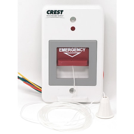 Crest Healthcare Pull Cord Station, Waterproof, SPDT Switch 5702 | Zoro