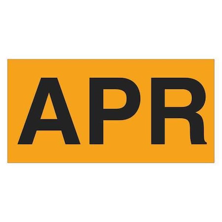 Tape Logic Tape Logic Months of the Year Labels, "APR", 3" x 6 ...