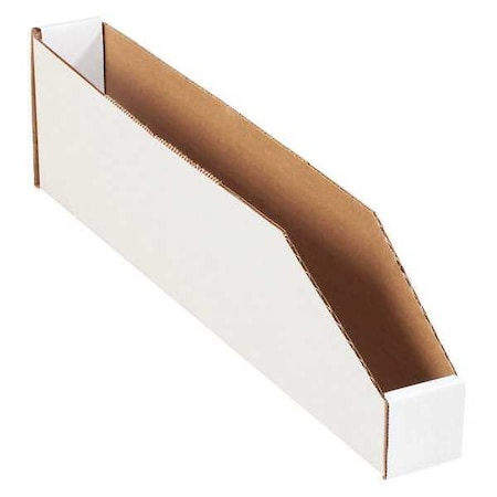 Partners Brand Storage Bin, White, 4-1/2 in H, 2 in W, 18 in L, 50 PK ...