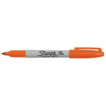 Sharpie Sharpie® Fine Point Permanent Markers, Orange, 12/Case MK301OR ...