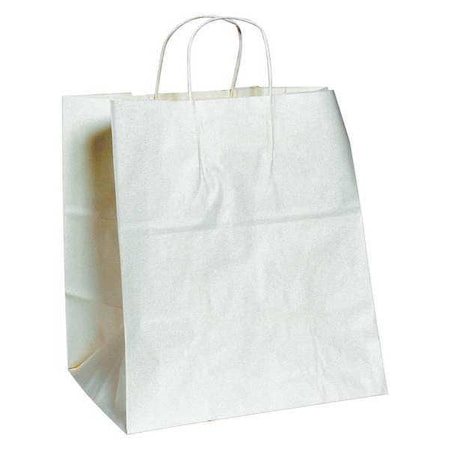 Partners Brand Paper Shopping Bags, 14" x 10" x 16 1/4", White, PK200 ...