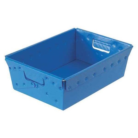 Partners Brand Nesting Space Age Totes, Blue, Plastic, 13 in W, 6 in H ...