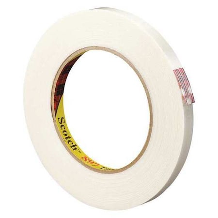 Scotch 3M 897 Strapping Tape, 6.0 Mil, 1/2" x 60 yds., Clear, 12/Case ...