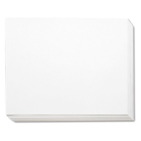 Pacon Poster Board, 4-Ply, White, 28"x22", PK100 104225 | Zoro