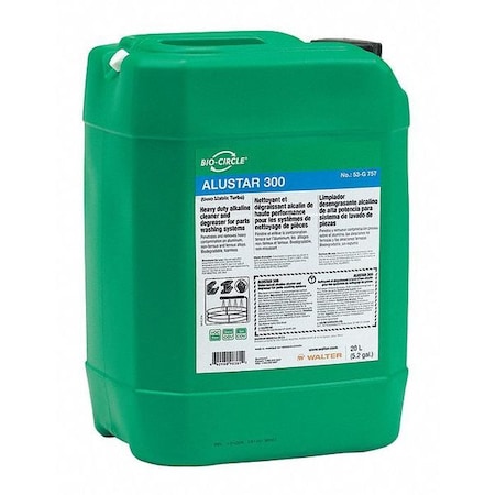 Walter Surface Technologies Alustar 300 Cleaner/Degreaser, 20L 53G757 ...