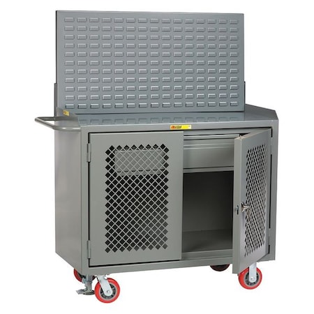Little Giant Bench Cabinet, HD Drawer, Steel Top MBP2D-HDFL-LP | Zoro