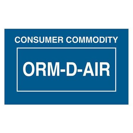 Tape Logic Tape Logic® Labels, "Consumer Commodity ORM-D-AIR", 1 3/8" x ...