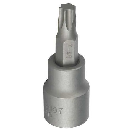 Otc Socket Bit, T40 Torx, 3/8" Drive 6107 | Zoro