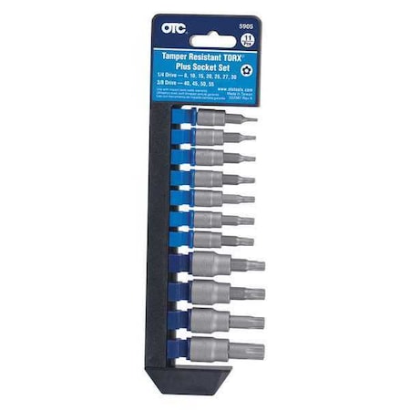 Otc Socket Bit Set, Tamper Resist.Torx Plus 5905 | Zoro