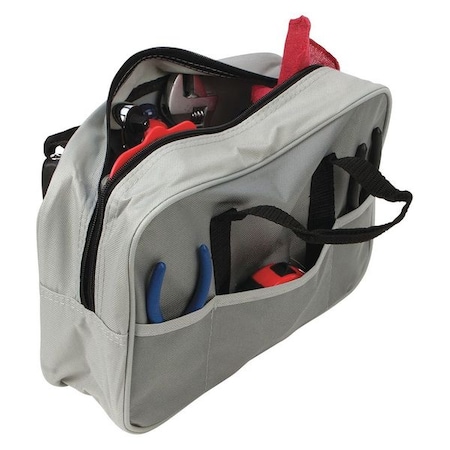 Performance Tool Bag/Tote, Tool Bag, 13", Tough, Durable Nylon 1472 | Zoro