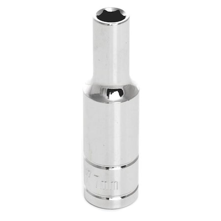 Performance Tool 3/8" Drive, 7mm Metric Socket, 6 Points W38407 | Zoro