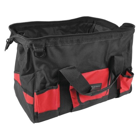 Performance Tool Bag/Tote, Jumbo Tool Bag, 17", Heavy Duty Nylon Fabric ...