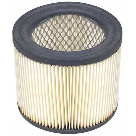 Shop-Vac Cartridge Filter, Small, Wet/Dry, Cartridge Filter 9039800 | Zoro