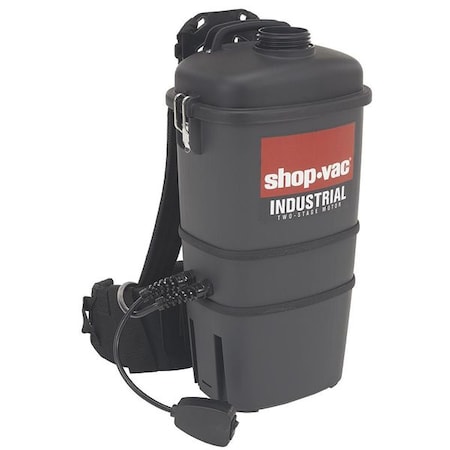 Shop-Vac Back Pack Vac, Ind/Comm, Two-Stg BP20TS | Zoro