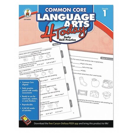 Carson Dellosa Workbook, Language Arts, Grade 1 104596 | Zoro