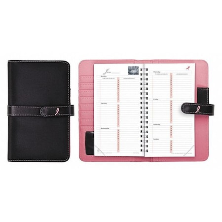 Day-Timer Organizer, Pink Ribbon, 10.5x12.25" 89245 | Zoro