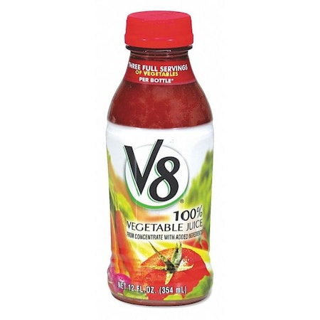 Campbells V8 Vegetable Juice, PK12 13804 | Zoro