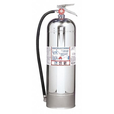 Kidde H2O Fire Extinguisher, 2.5 gal., 20.86 lb. 408-466403 | Zoro