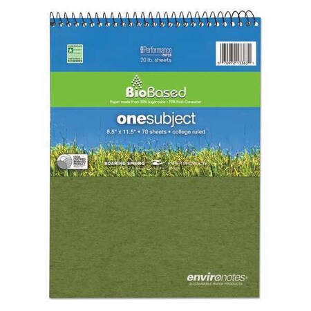 Roaring Spring Recycled Flipper Notebook, Assorted colors 13363 | Zoro