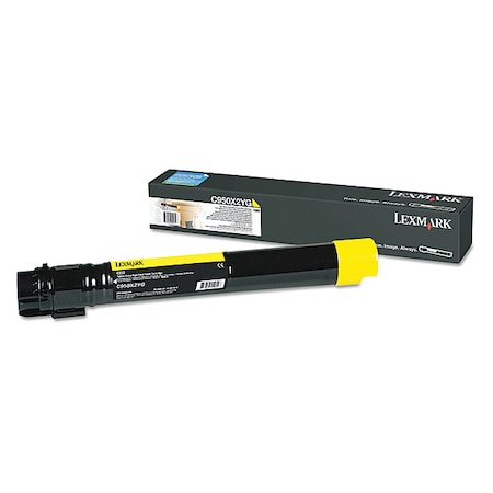 Lexmark High-Yield Toner Cartridge, C950, Yellow C950X2YG | Zoro