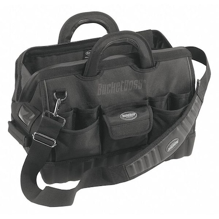 Bucket Boss Tool Bag, w/All-Terrain Bottom, 17 Pockets 64018 | Zoro