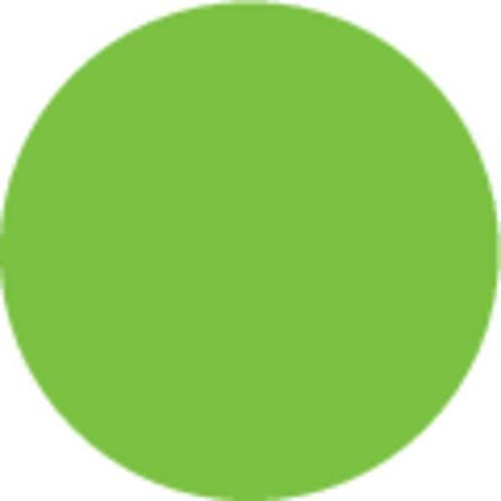 Labelmaster Circle Blank Labels 5", Green/Roll, Pk500 B5G | Zoro