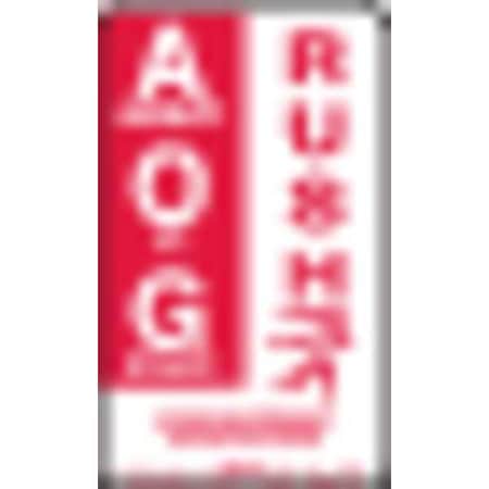 Labelmaster Rush AOG Label, 2.875"x4.75", Pk500 GA100 | Zoro