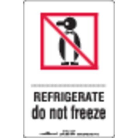 Labelmaster Refrigerate Do Not Freeze, Labels, Pk500 IL67 | Zoro