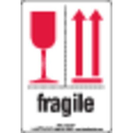 Labelmaster Fragile Label, Paper, 2.75"x4", Pk500 IL20R | Zoro